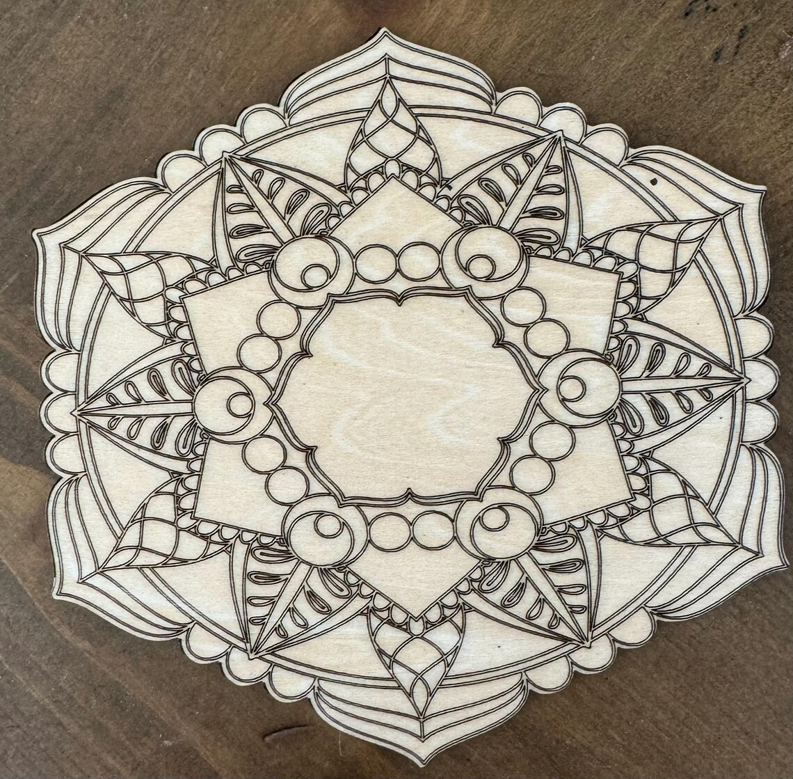 Color Your Own Mandala - Set of 4 - Etsy