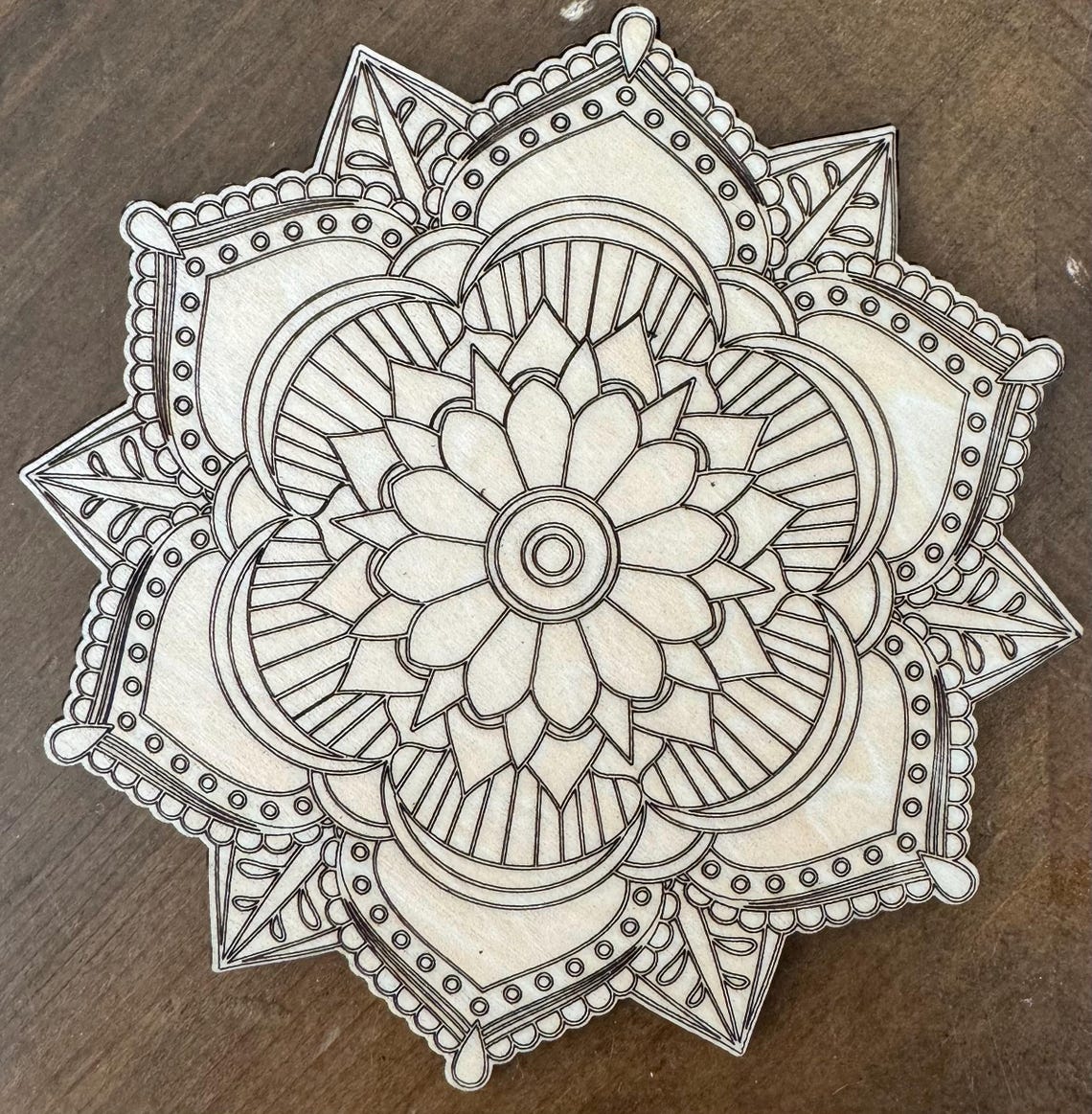 Color Your Own Mandala - Set of 4 - Etsy