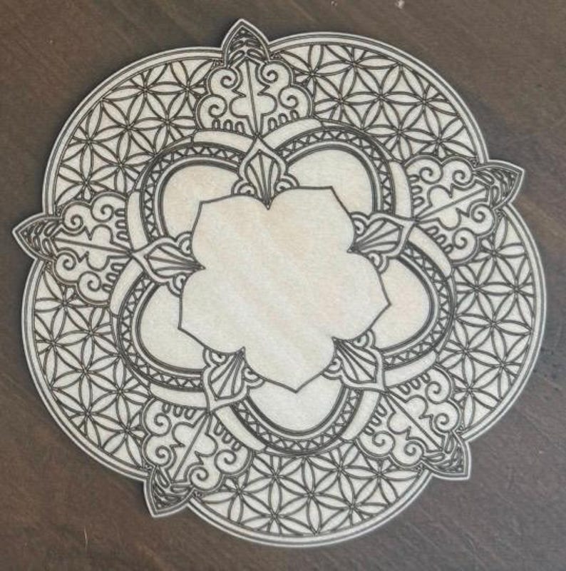 Color Your Own Mandala - Set of 4 - Etsy