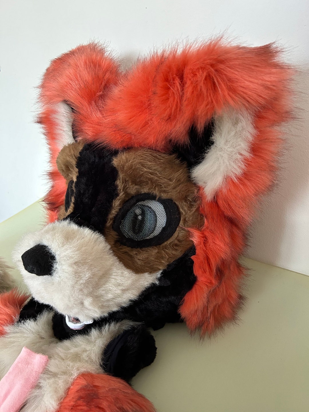 Premade Fursuit Mini Partial, Fox Honden Mascotte Kostuum, Harige Hond ...