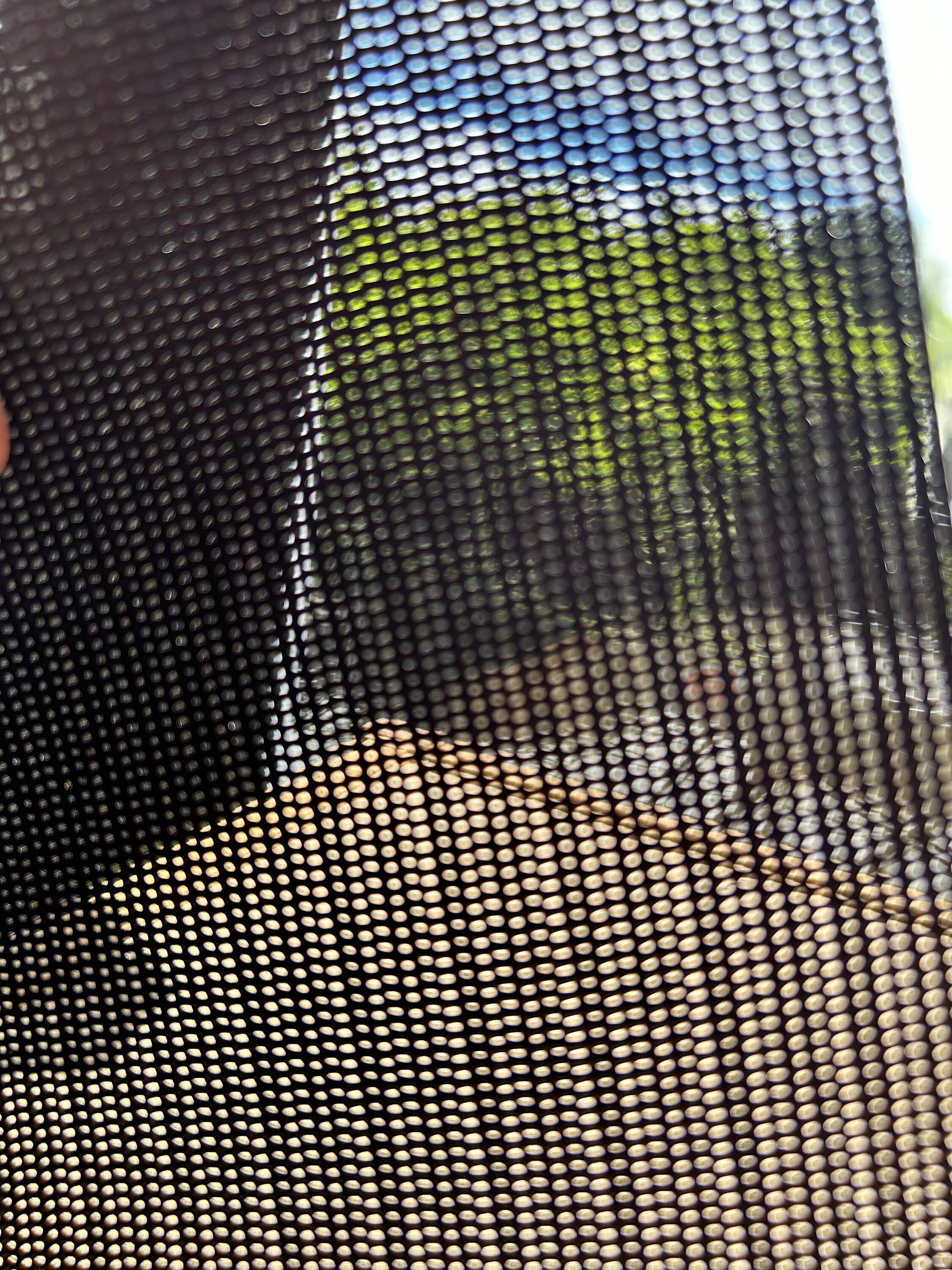 2 Pcs Black Waterproof Mesh for Fursuit Eyes Sheets 4,5 X 8,9 for ...