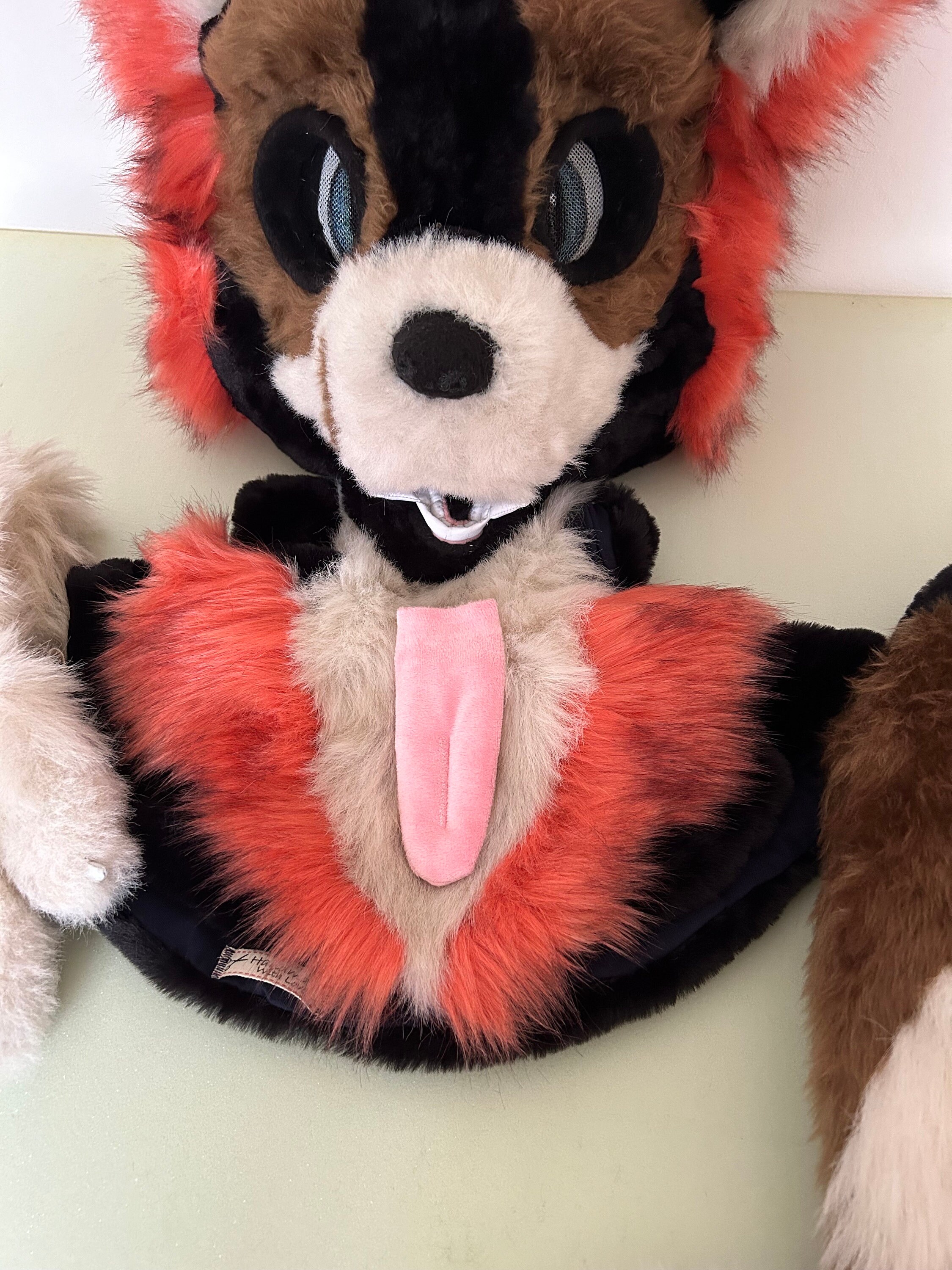 Premade Fursuit Mini Partial, Fox Honden Mascotte Kostuum, Harige Hond ...