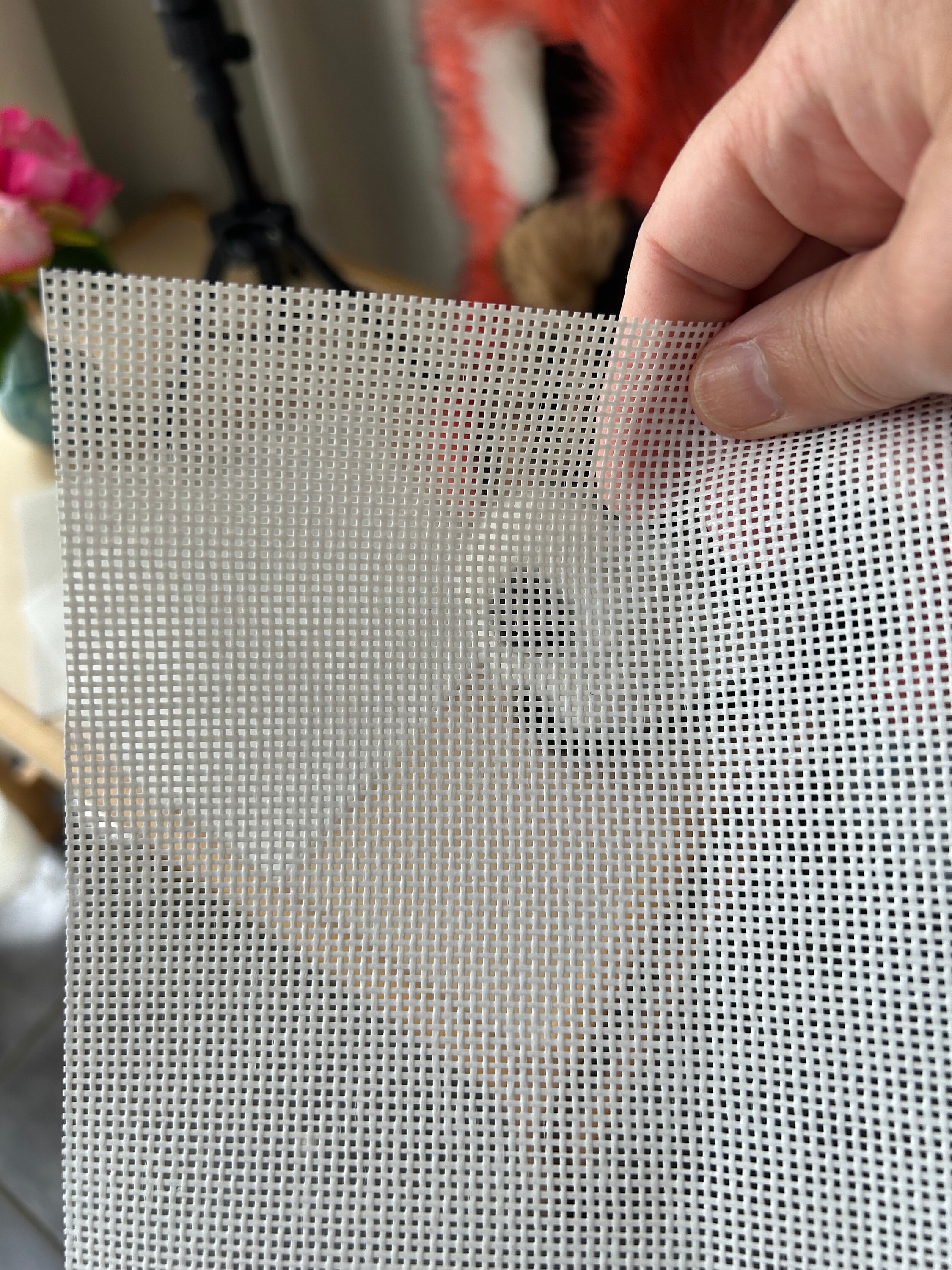 PVC Eye Mesh Sheets 8 X 11 White for Fursuit, Therian or Masks - Etsy