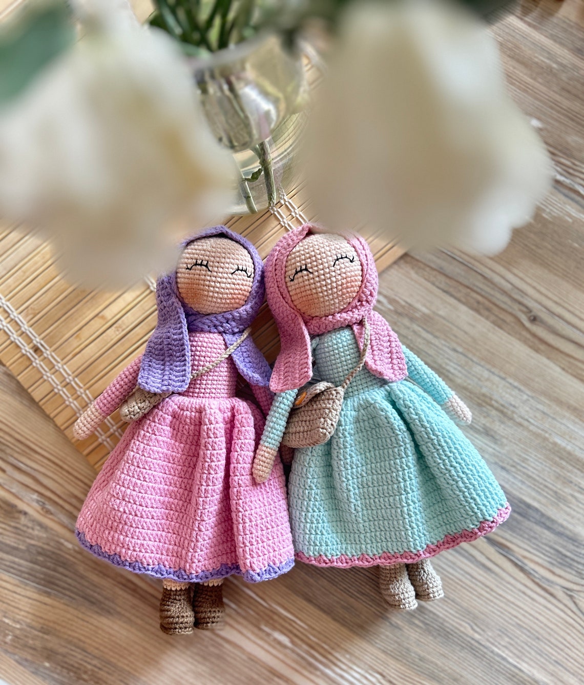 Hijabi Amigurumi Doll: Crochet Muslim Doll, Gift for Kids (12 Inch) - Etsy