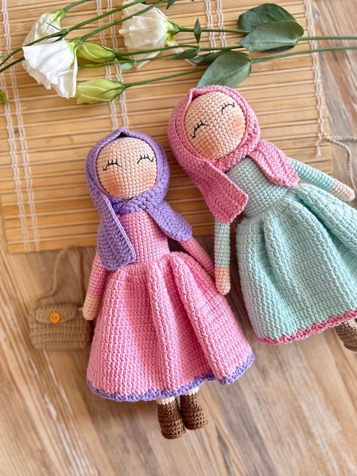 Hijabi Amigurumi Doll: Crochet Muslim Doll, Gift for Kids (12 Inch) - Etsy