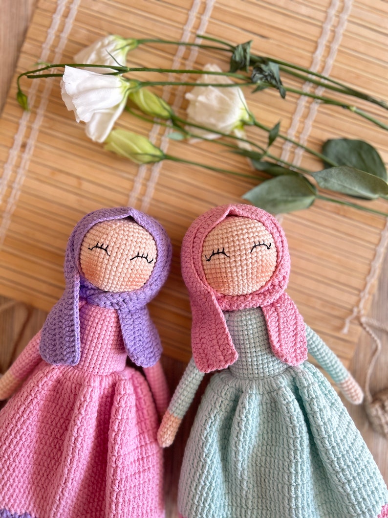 Hijabi Amigurumi Doll: Crochet Muslim Doll, Gift for Kids (12 Inch) - Etsy