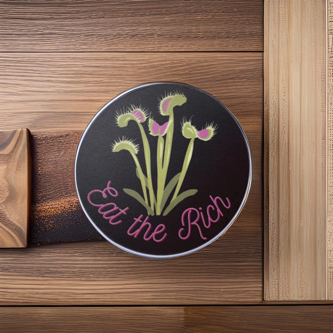 Sticker - Eat the Rich 3" - Etsy