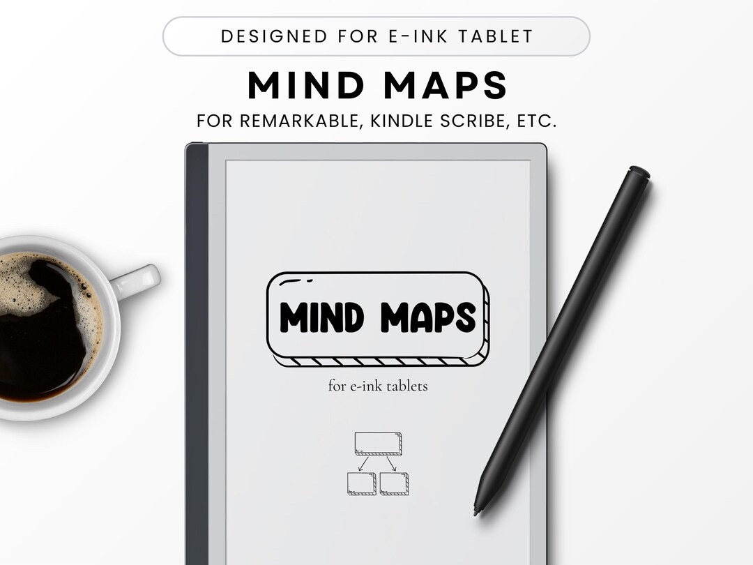 Templates Mind Map for Remarkable 2, Paper Pro, Kindle Scribe, Mind Map ...