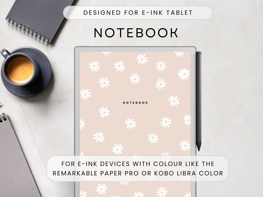 Notebook Template for E-ink-tablet, Digital Notebook, Lines, Lined ...