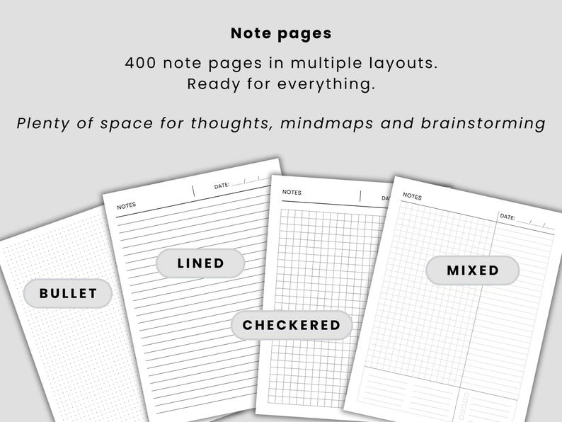 Planner 2026 for E-ink Tablets as Remarkable 2, Paper Pro, Scribe ...