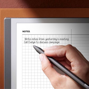 Remarkable 2 Notebook Template, Digital Notebook, Checkered / Square ...