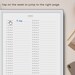 Simple Week Planner for E-ink Tablets, Weekly Planner, Digital Planner ...