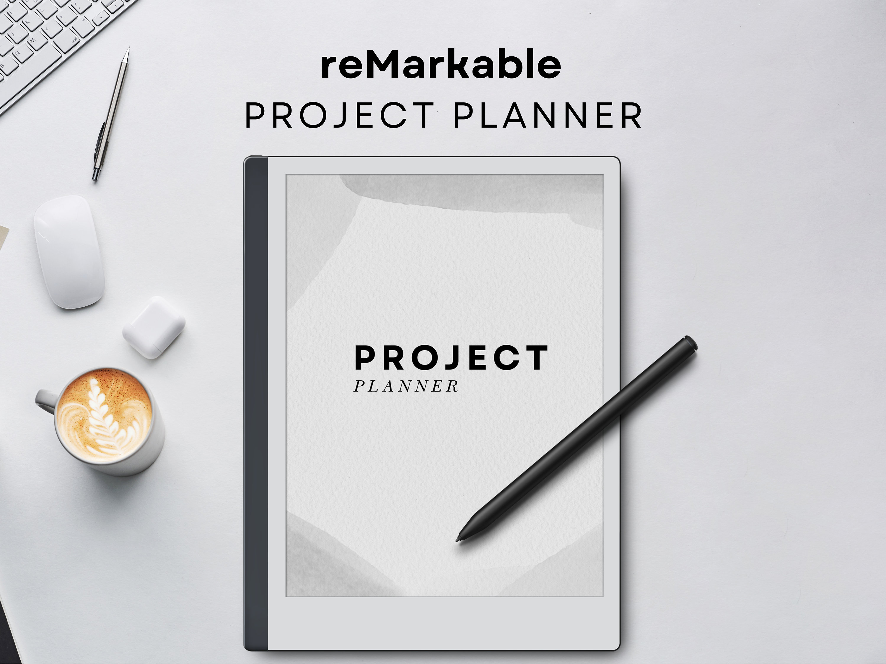 Remarkable Template Project, Remarkable 2 Project Planner, Interactive ...