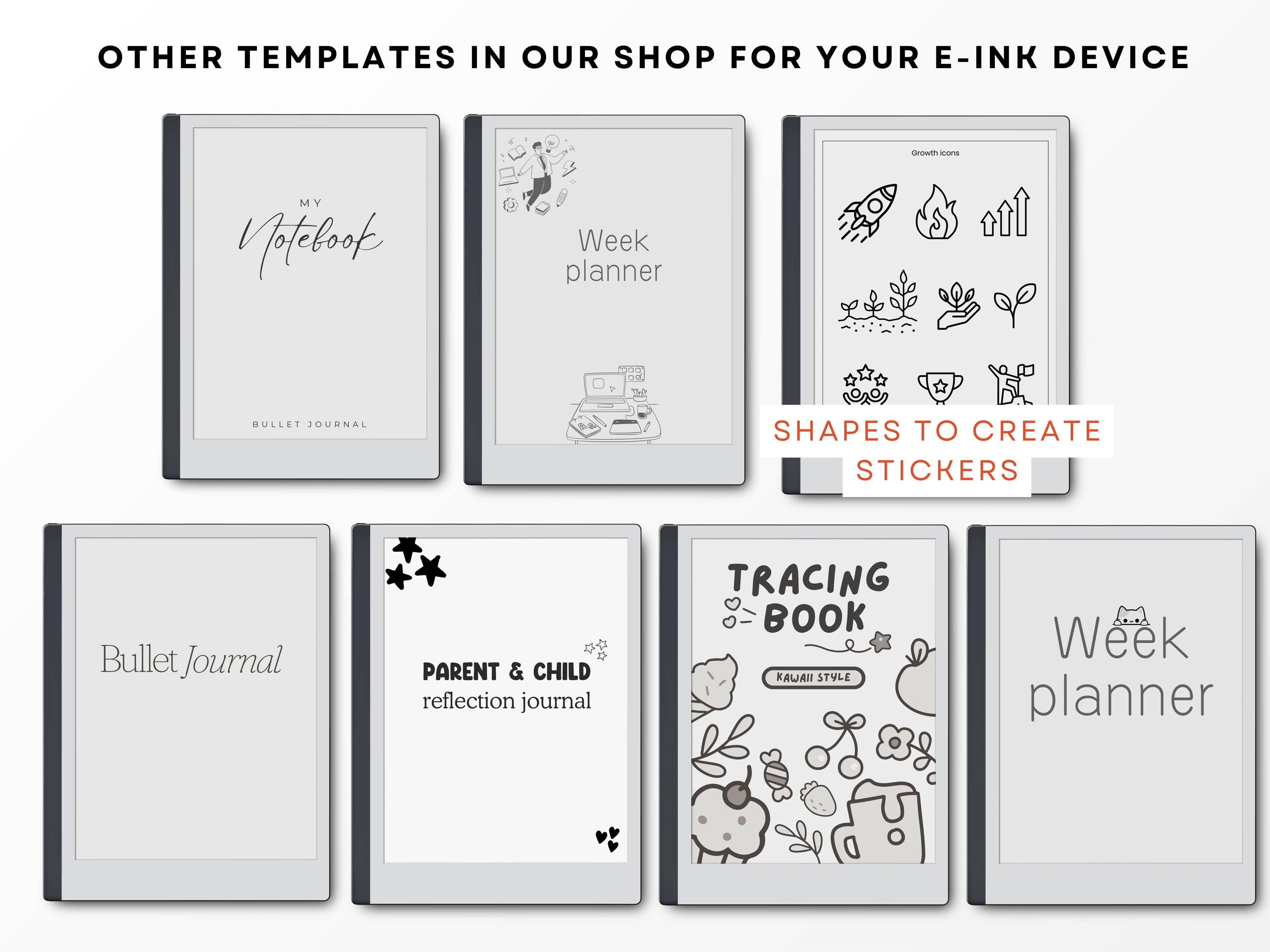 Templates Mind Map for Remarkable 2, Paper Pro, Kindle Scribe, Mind Map ...