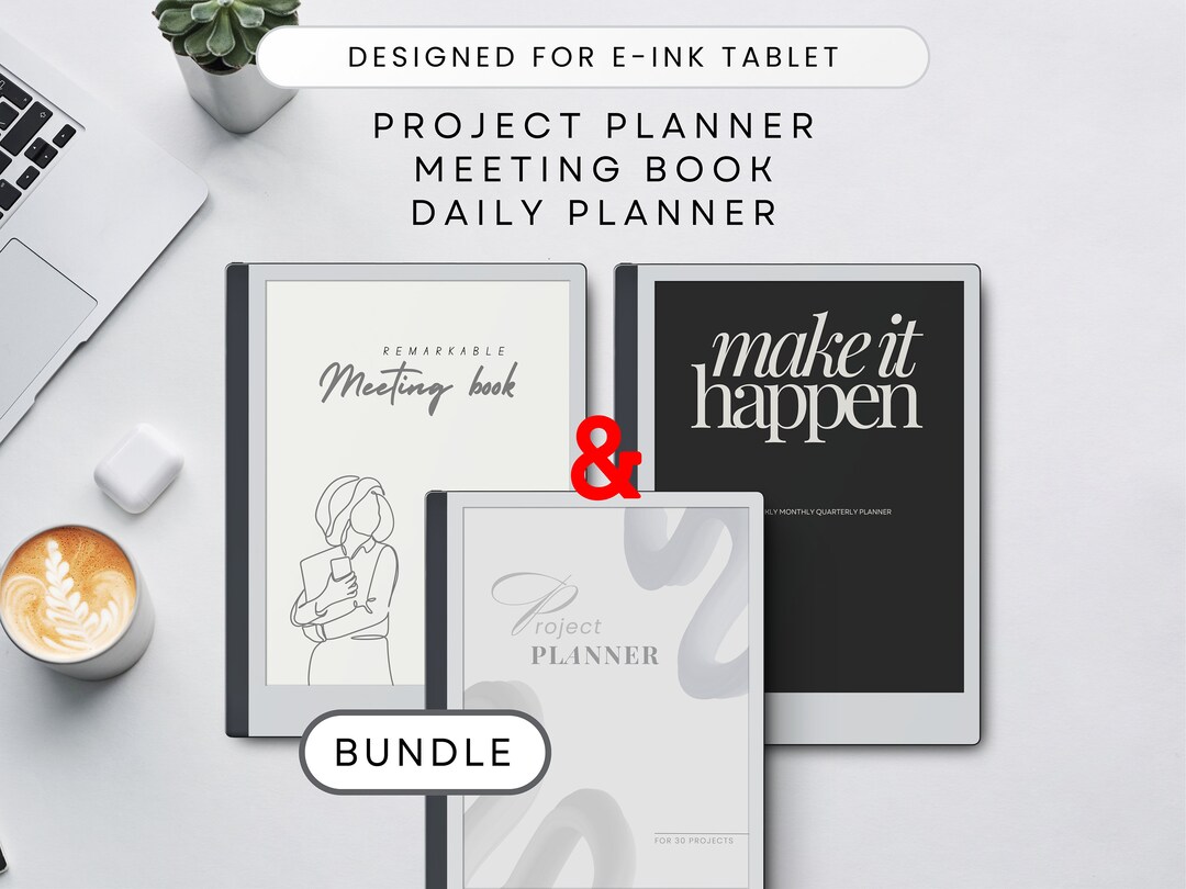 Productivity Bundle - Templates for E-ink Tablets Like Remarkable ...
