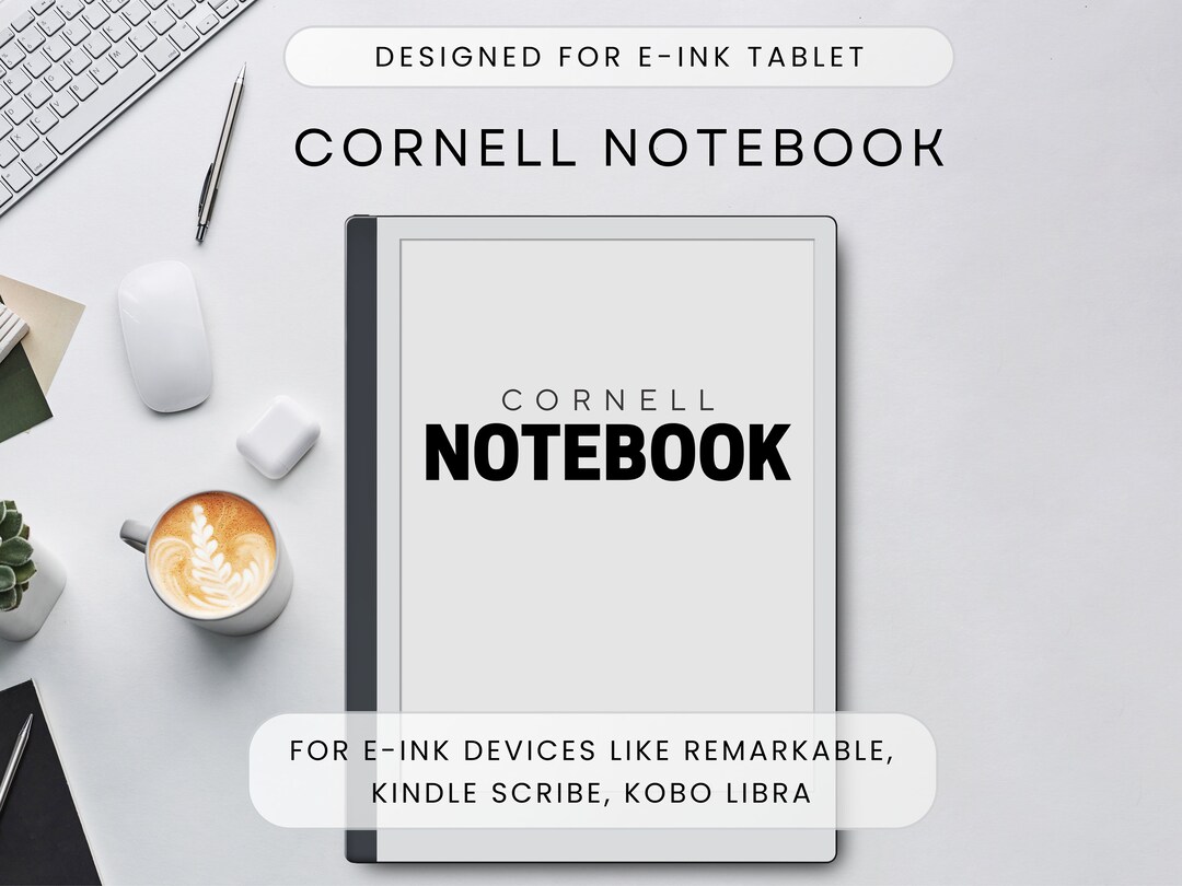 Digital Cornell Notebook for E-ink Tablets Like Remarkable 2 ...