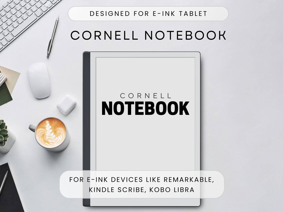 Digital Cornell Notebook for E-ink Tablets Like Remarkable 2 ...