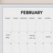 2025 Calendar Template for E-ink Tablet, Monthly Calendar, Paper Tablet ...
