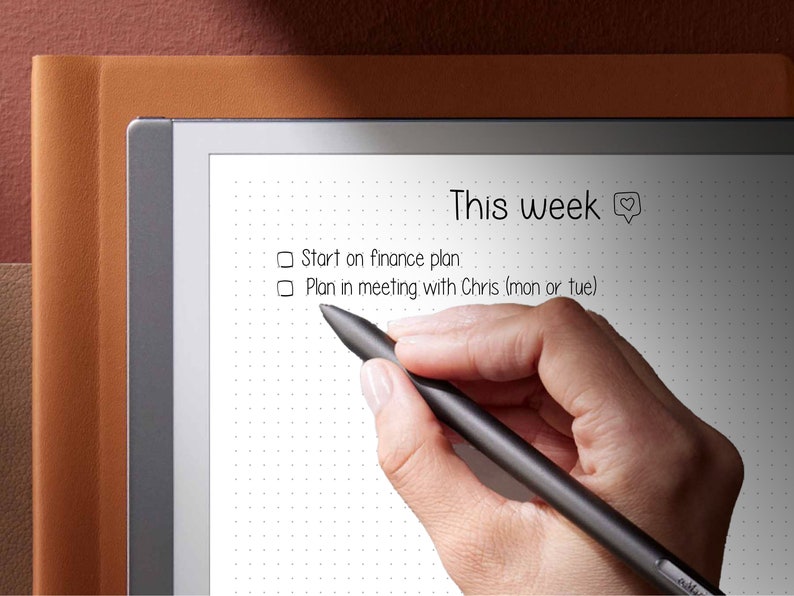 Bullet Journal for E-ink Tablet, Dot Grid, E-ink Tablet Templates - Etsy