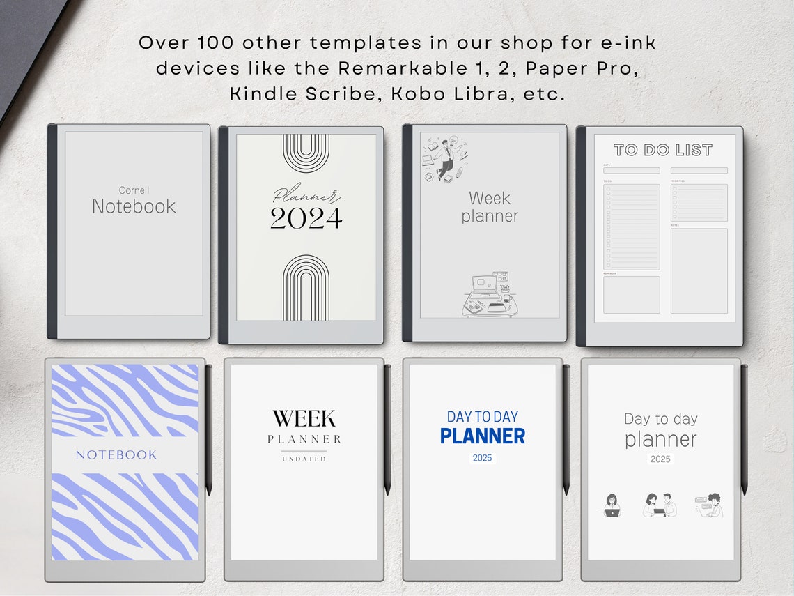 Digital Cornell Notebook for E-ink Tablets Like Remarkable 2 ...