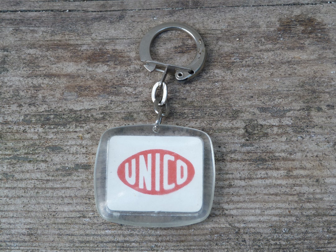 Vintage 1950/1960s Adv Keychain French Unico - Etsy