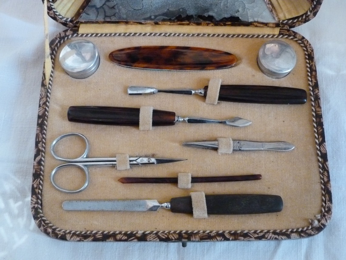 Vintage Antique Old French 1920/1930 Manicure Set - Etsy