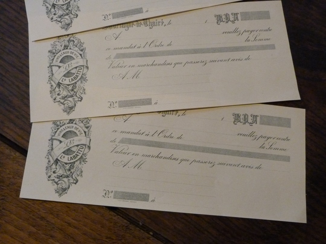 Vintage 1900s Victorian Old French Distillerie Wine Labels Set of 5 - Etsy
