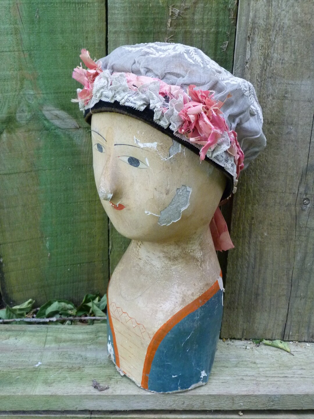 Vintage Antique French 1890 Lady's Bonnet, Coming From Ouest of France ...