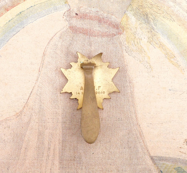 Vintage Antique French Military Enameled Medal Pin | Etsy