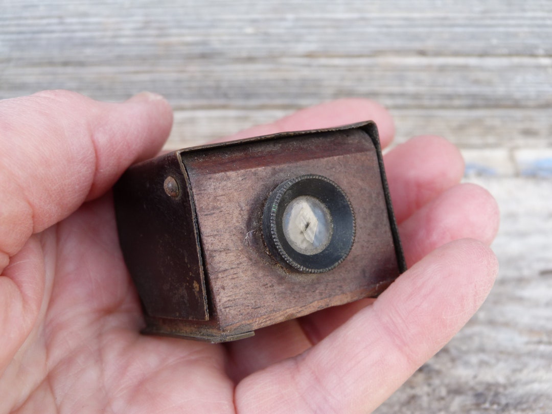 Antique French Wood and Metal Miniature Viewer - Etsy