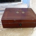 Vintage Old French Victorian Wood Box Case With Wall Paper Inside - Etsy
