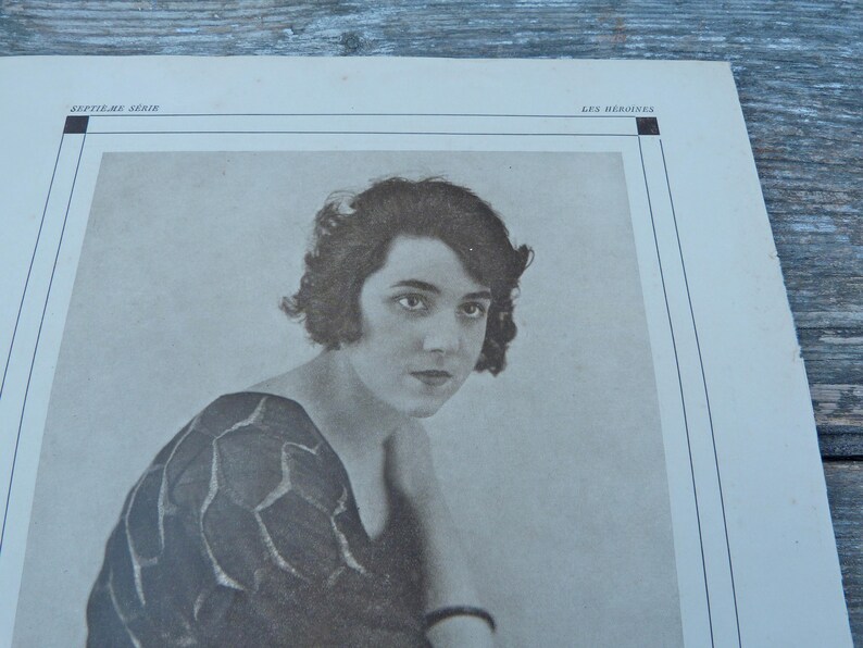 Vintage Antique 1920 French Risque Actress /demi Mondaines - Etsy