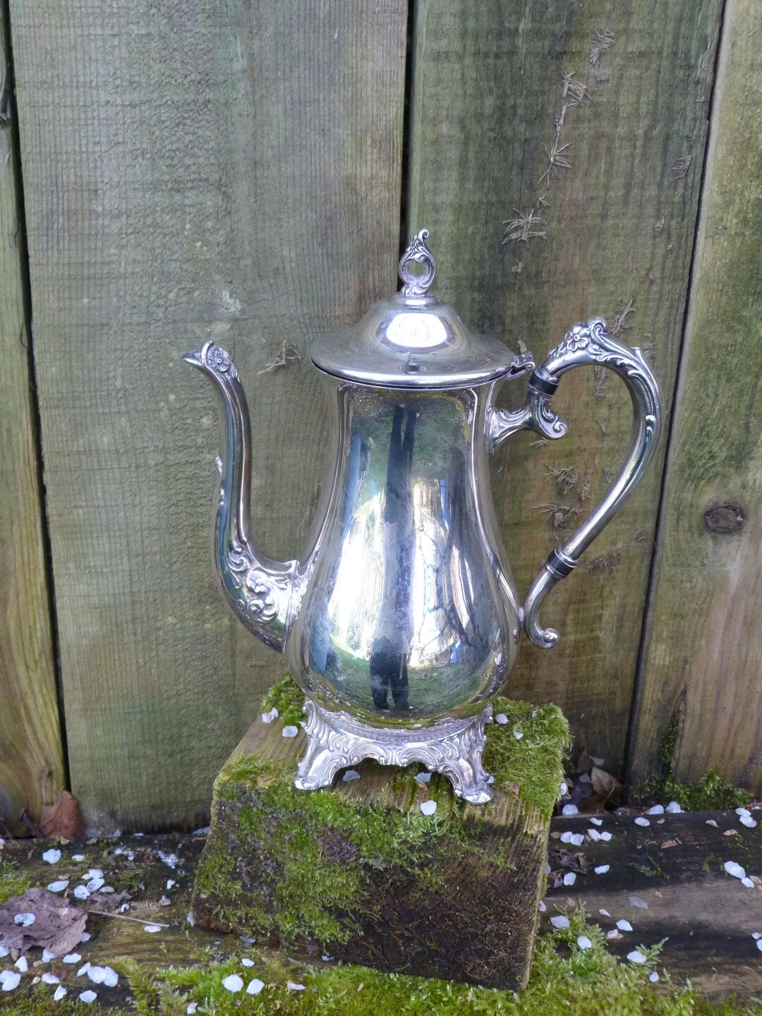 Vintage Pilgrim Silverplate Coffee Pot Tea Pot Silverplate - Etsy