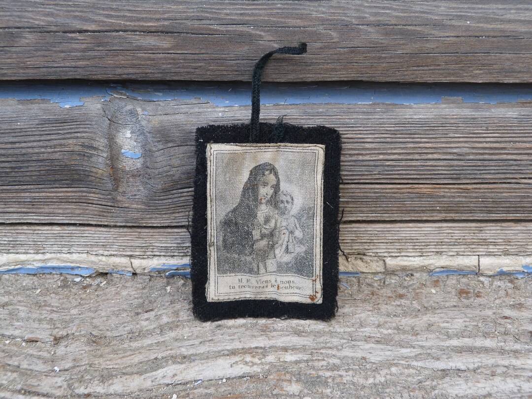 Vintage Antique 1900s French Scapular Religious Ex Voto - Etsy