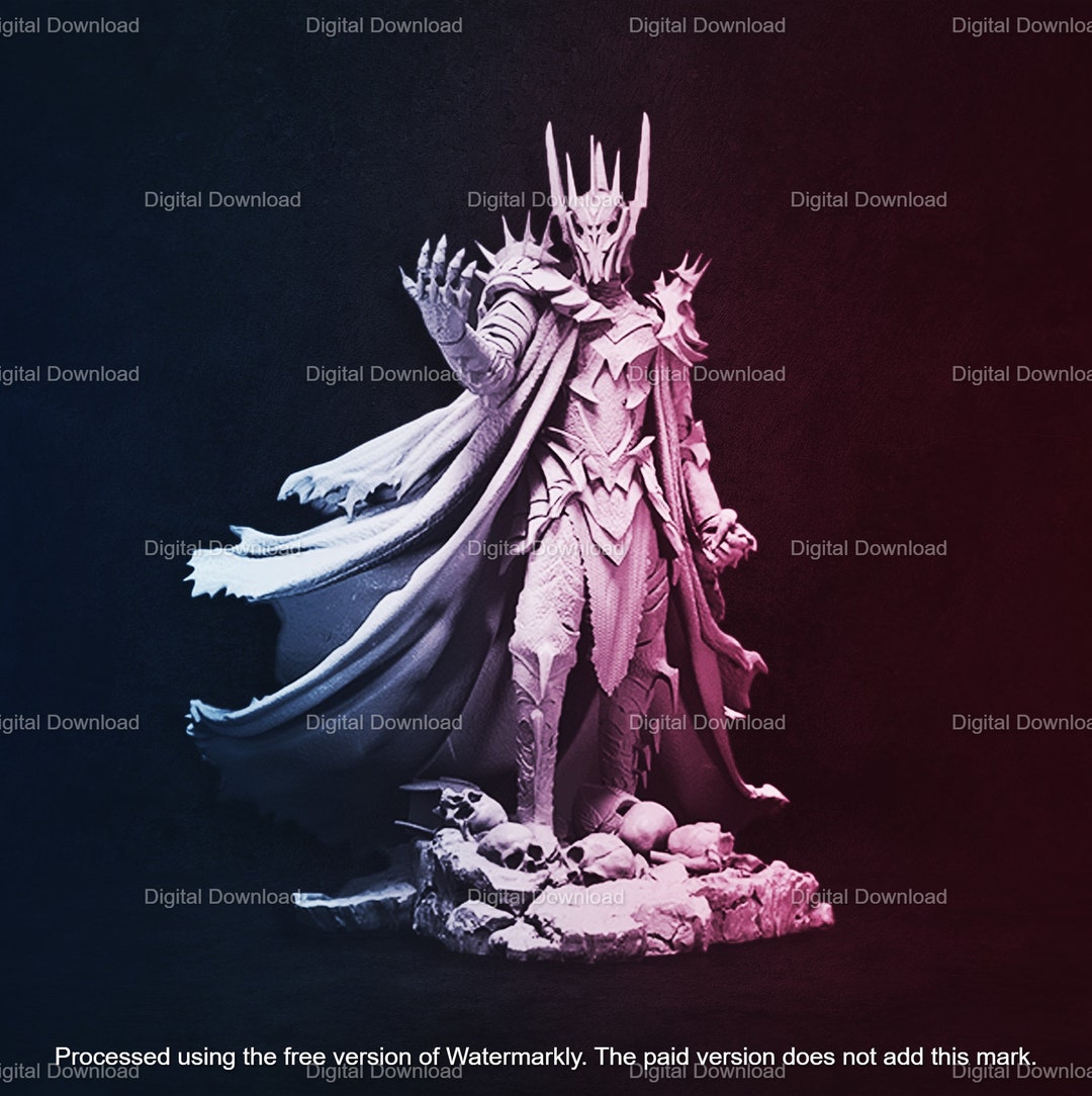 Lotr STL, Sauron STL, Sauron 3D Model for 3D Print - Etsy