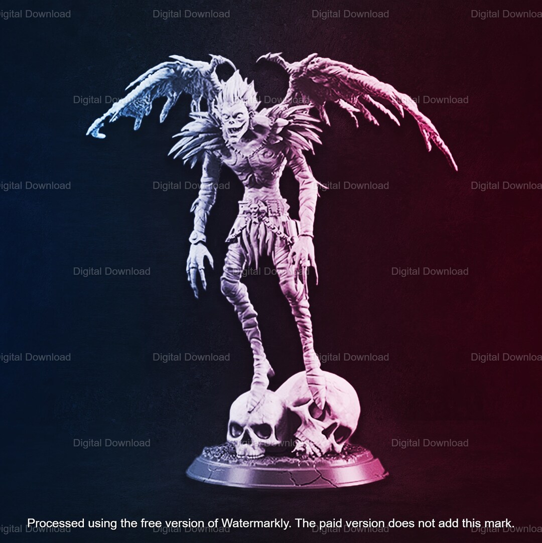Ryuk STL, Ryuk 3D Model for 3D Print - Etsy