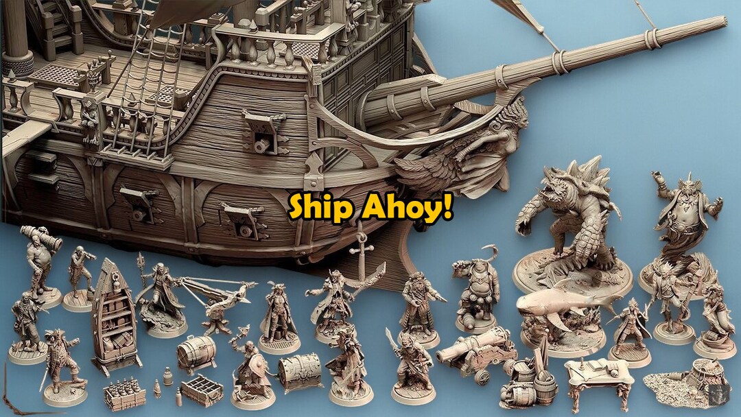 Miniature STL Set 41, Dnd Miniatures STL, Board Games STL - Etsy