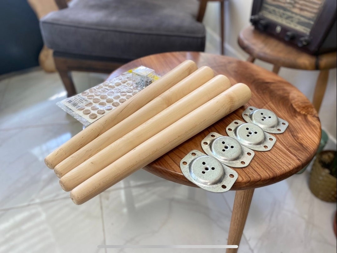 Tapered Legs for Coffee Tables a Set of 4 Solid Wood Legs Maple Wood ...