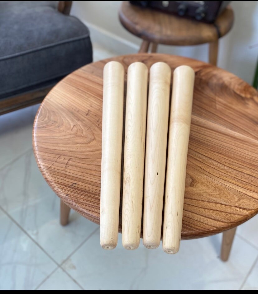 Tapered Legs for Coffee Tables a Set of 4 Solid Wood Legs Maple Wood ...
