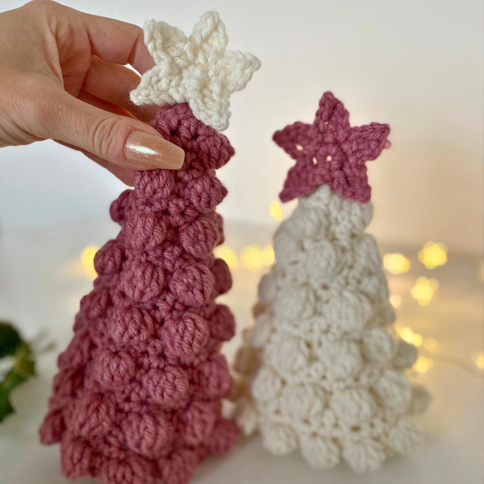 Christmas Bobble Tree Crochet Pattern, Christmas Home Decoration ...