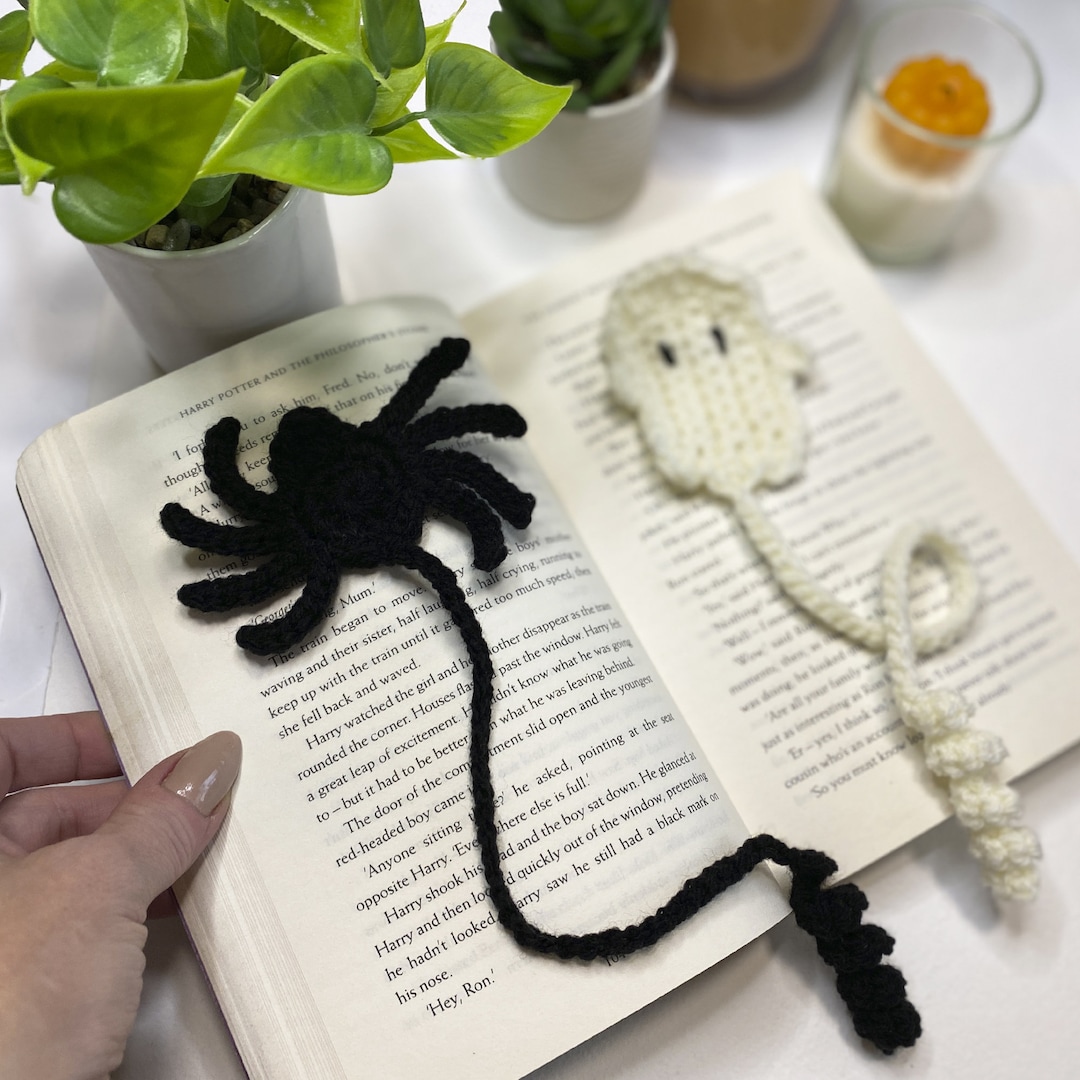 Spider Bookmark Crochet Pattern, Crochet Tutorial, Easy Crochet Project ...