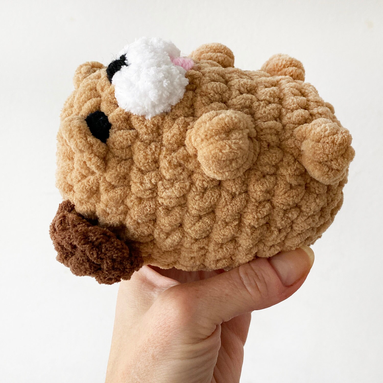 Dog Crochet Pattern, Amigurumi Pattern, Low-sew Dog Pattern, French ...