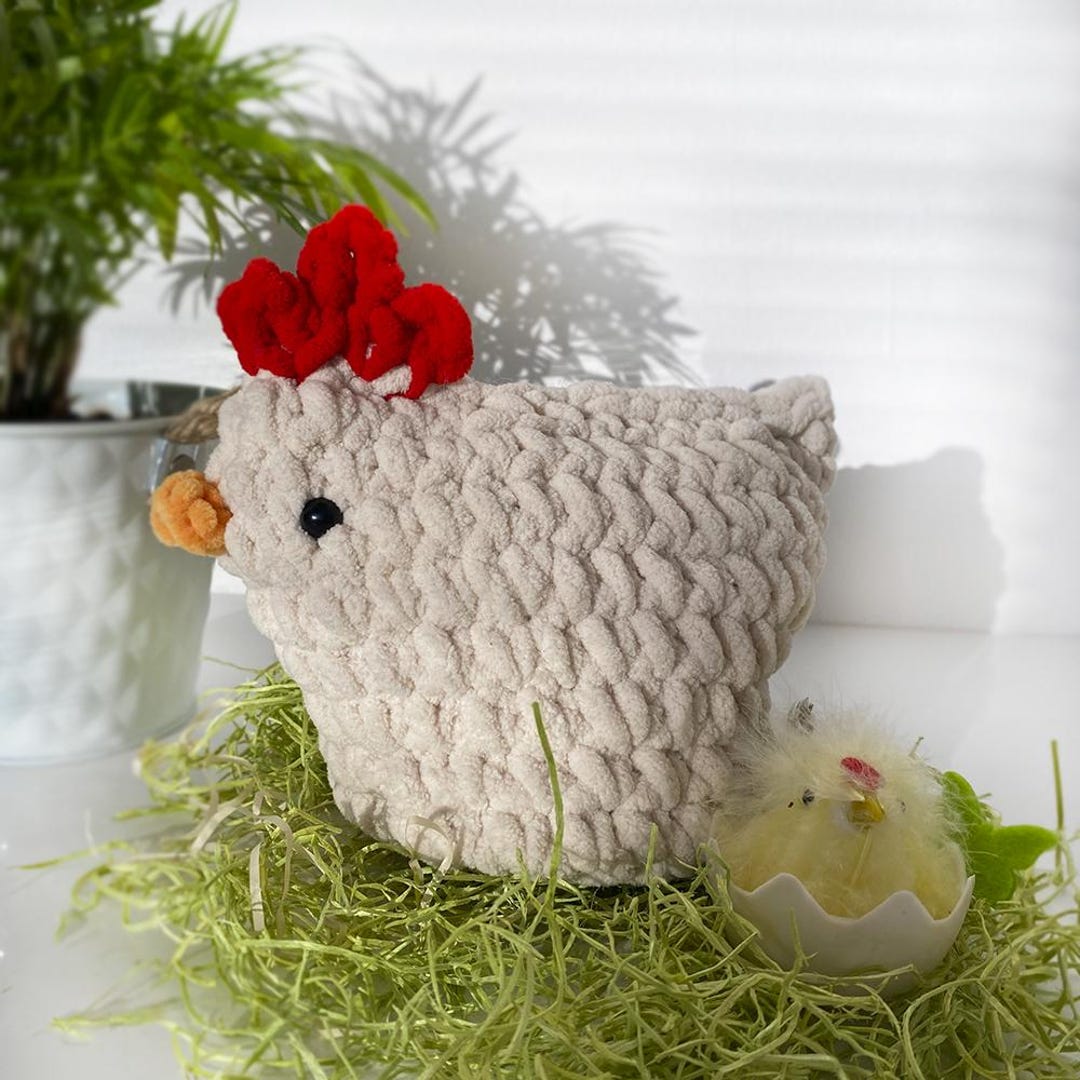 No Sew Chicken Crochet Pattern, Amigurumi Chicken Pattern, Crochet ...