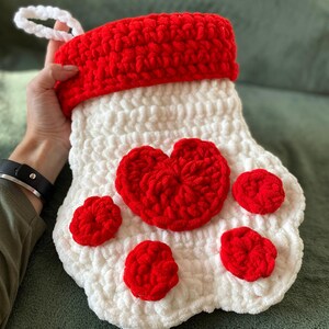 Christmas Pet Stocking Crochet Pattern, Christmas Dog Stocking ...