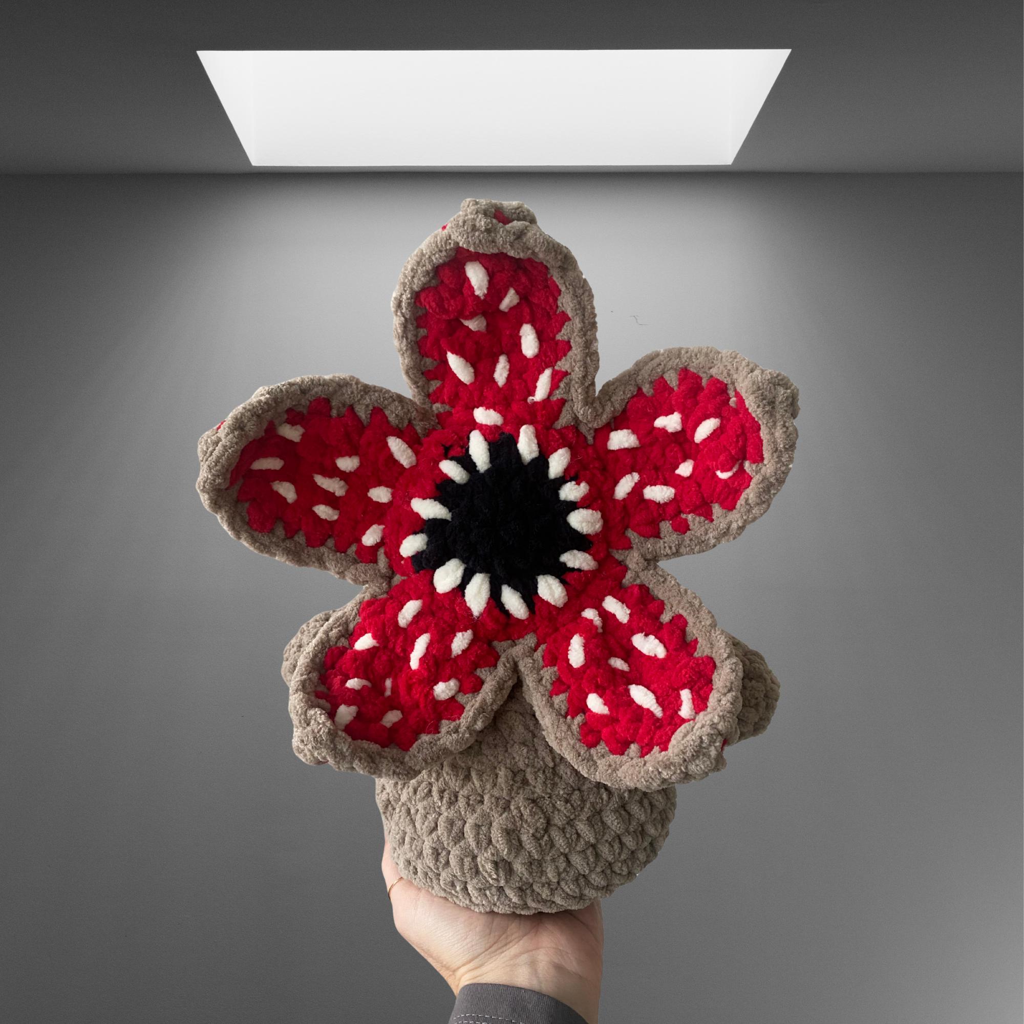 Demogorg0n Crochet Pattern, Demo Flower Monster Easy DIY Amigurumi ...