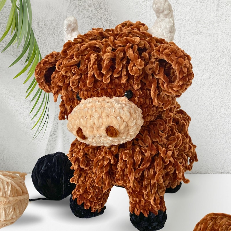 Highland Cow Crochet Pattern - Etsy
