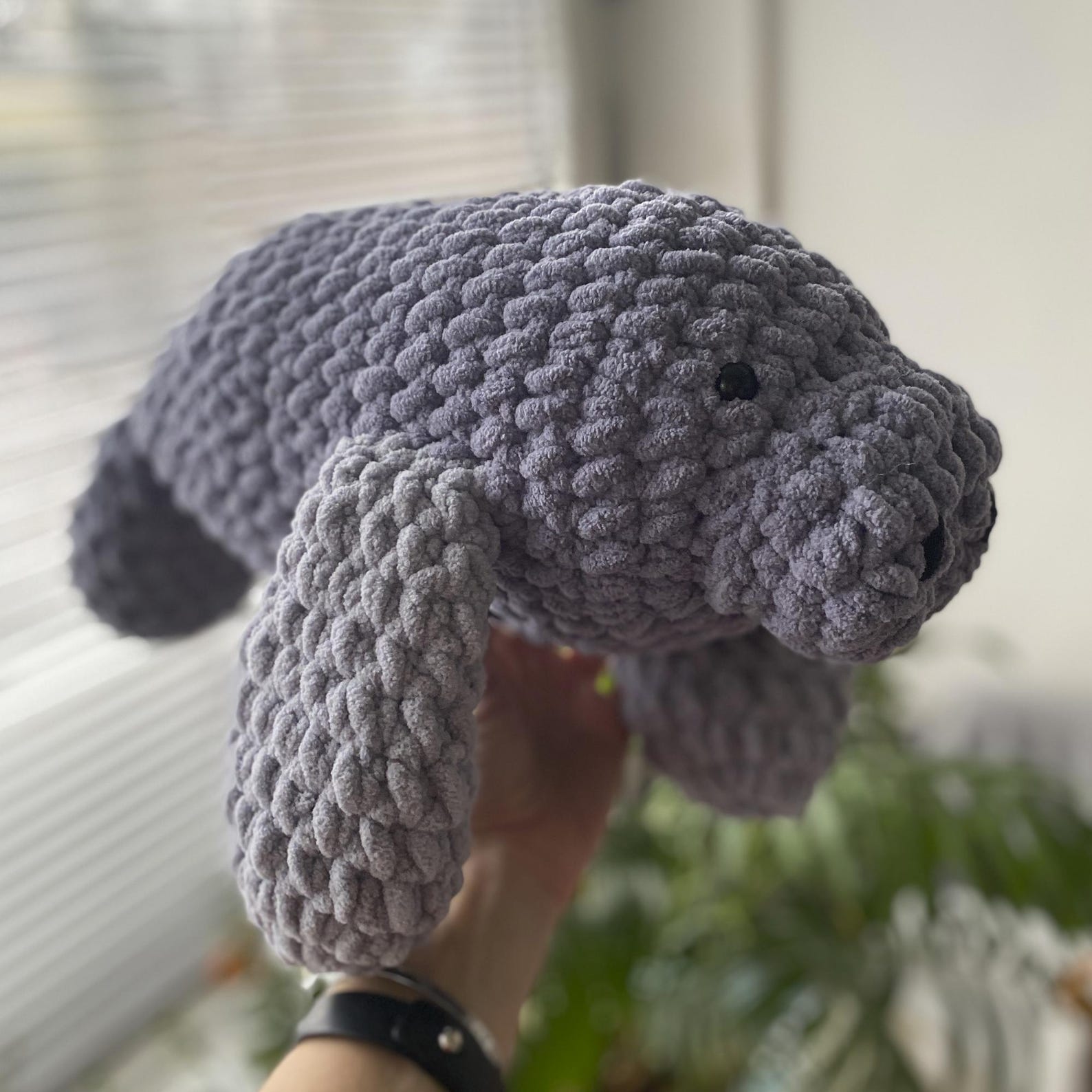 Manatee Crochet Pattern, Amigurumi Manatee Pattern, Crochet Plushie ...