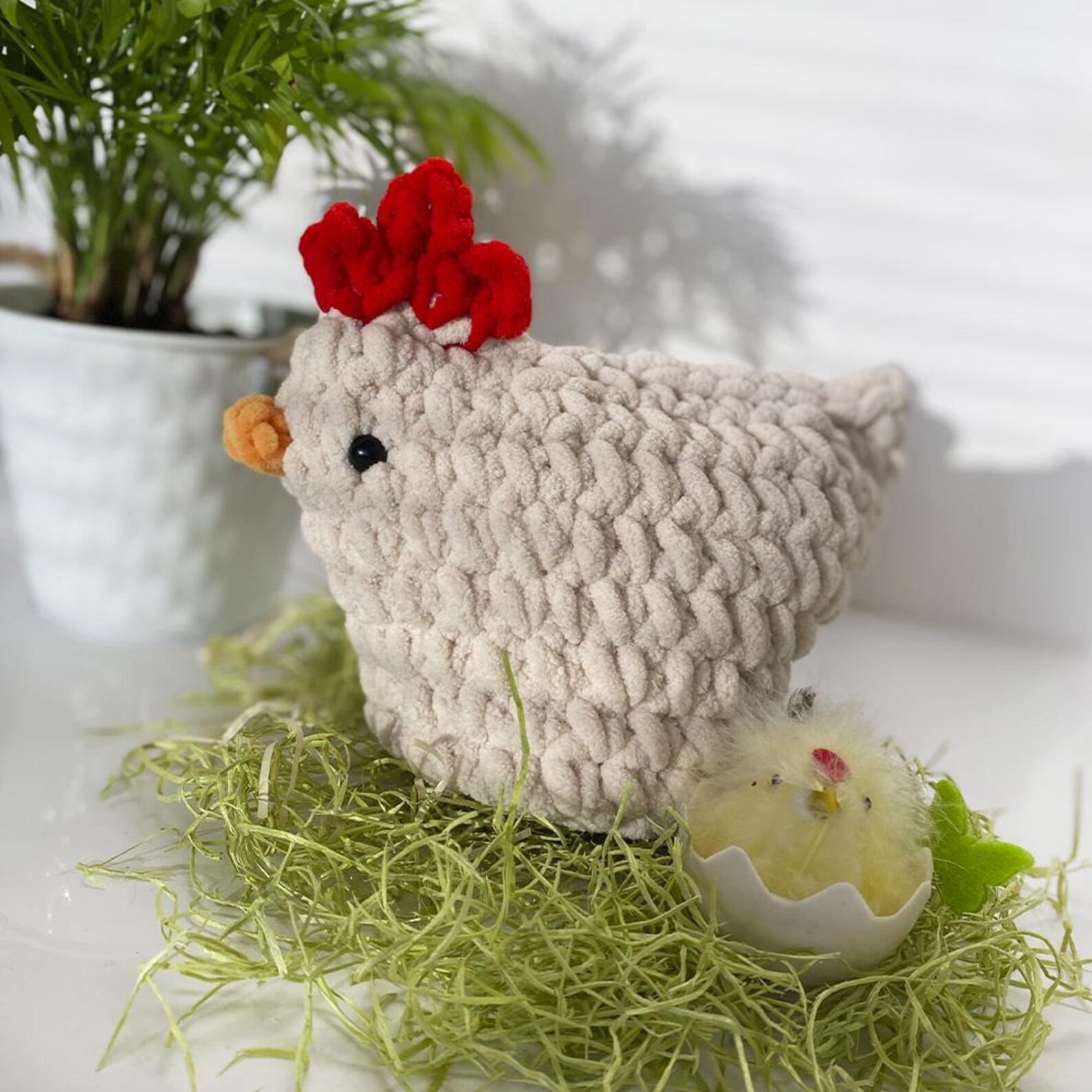 No Sew Chicken Crochet Pattern, Amigurumi Chicken Pattern, Crochet ...