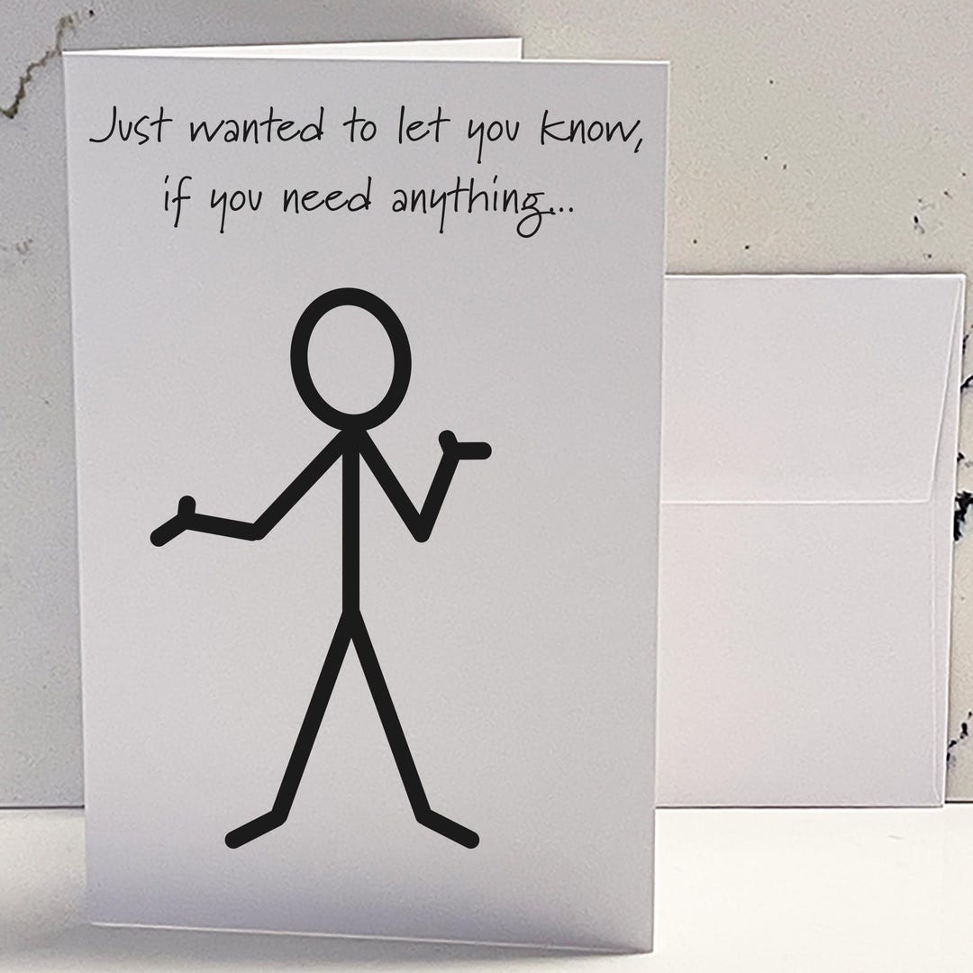 Funny Thinking of You Card - Snarky Thinking of You Card ...