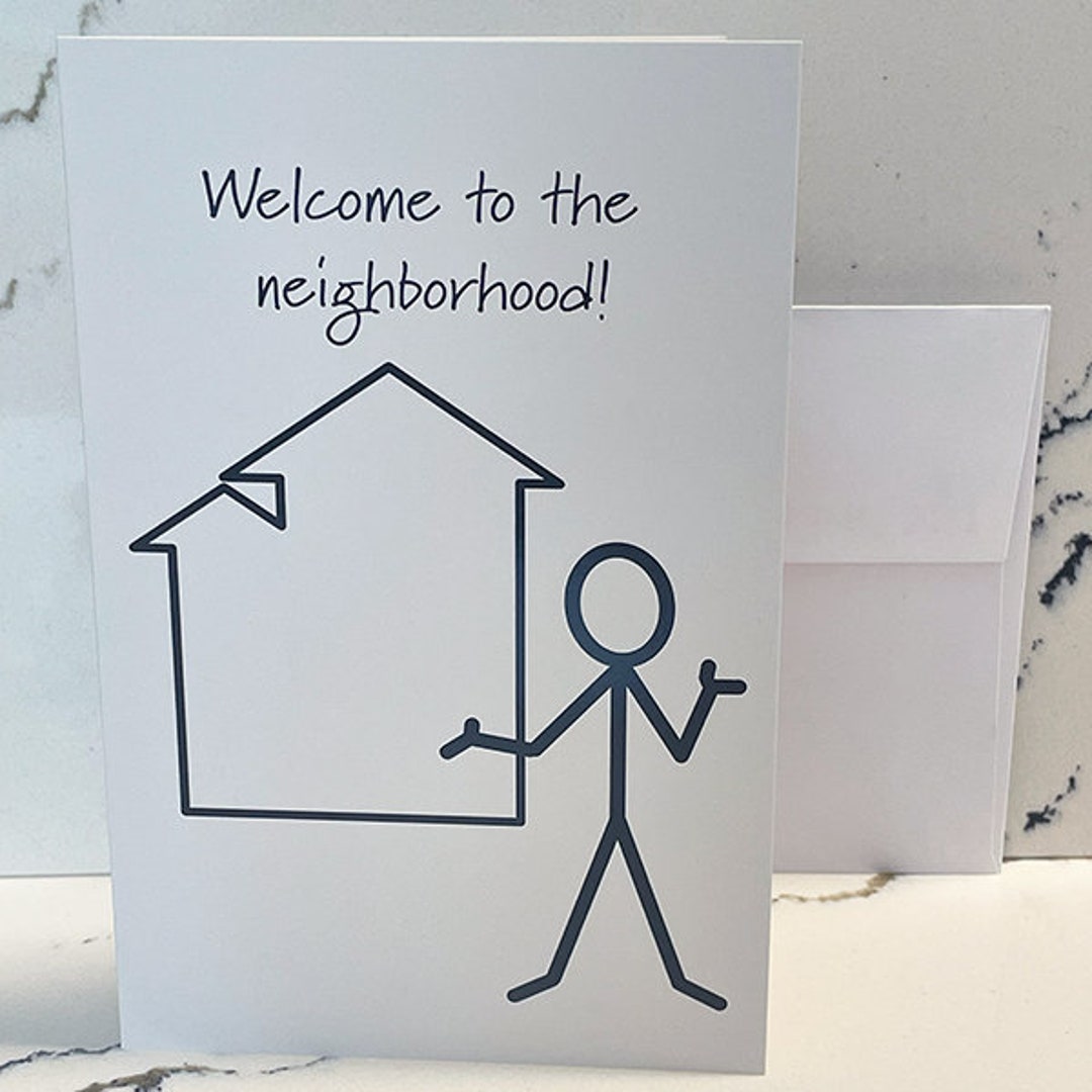 New Neighbor Greeting Card Welcome Neighbors - Etsy